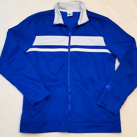 STARTER | Jackets & Coats | Vtg Starter Jacket Athletic Polyester Royal ...
